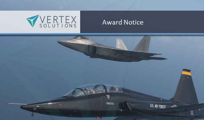 USAF Selects Vertex to Transform Pilot Training